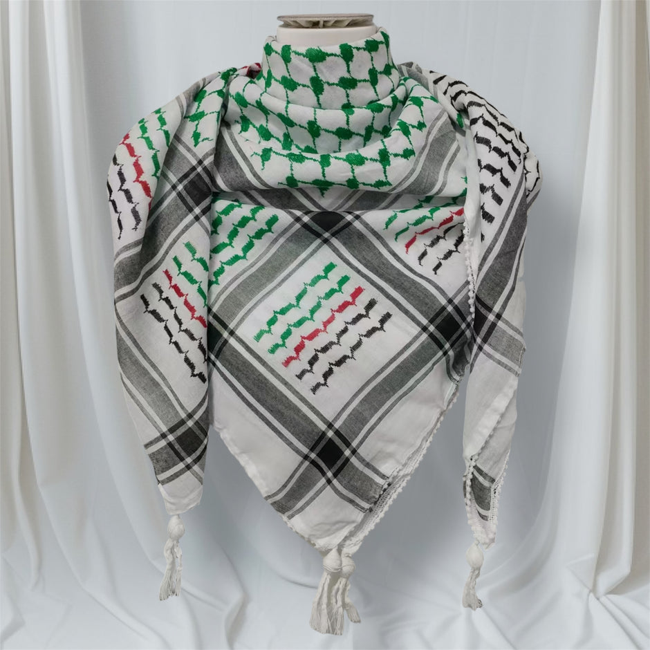 Buy now Palestinian Keffiyeh Scarf Heritage | Palestinian Scarfs for ...